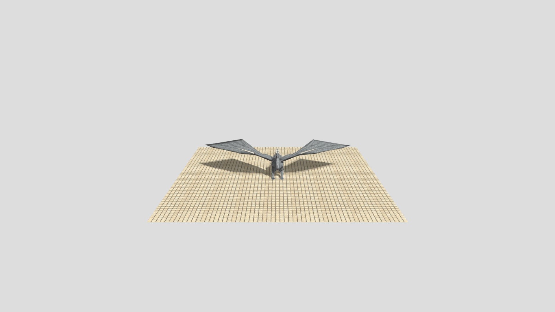 Black Dragon With Idle Animation 3d Model By Arveenbrother [8c8dce3