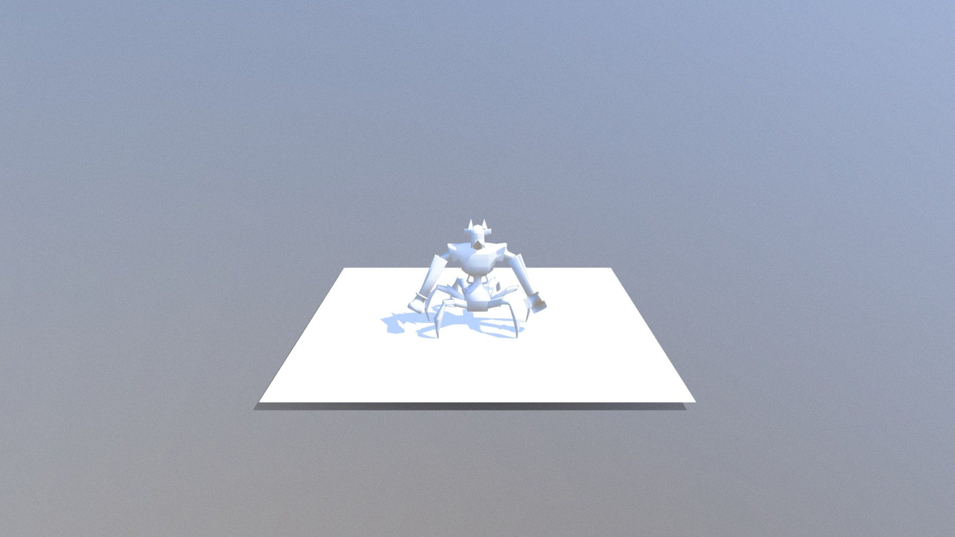Giant low-poly spider robot - 3D model by sjarmillo48 [8c8e4d3] - Sketchfab