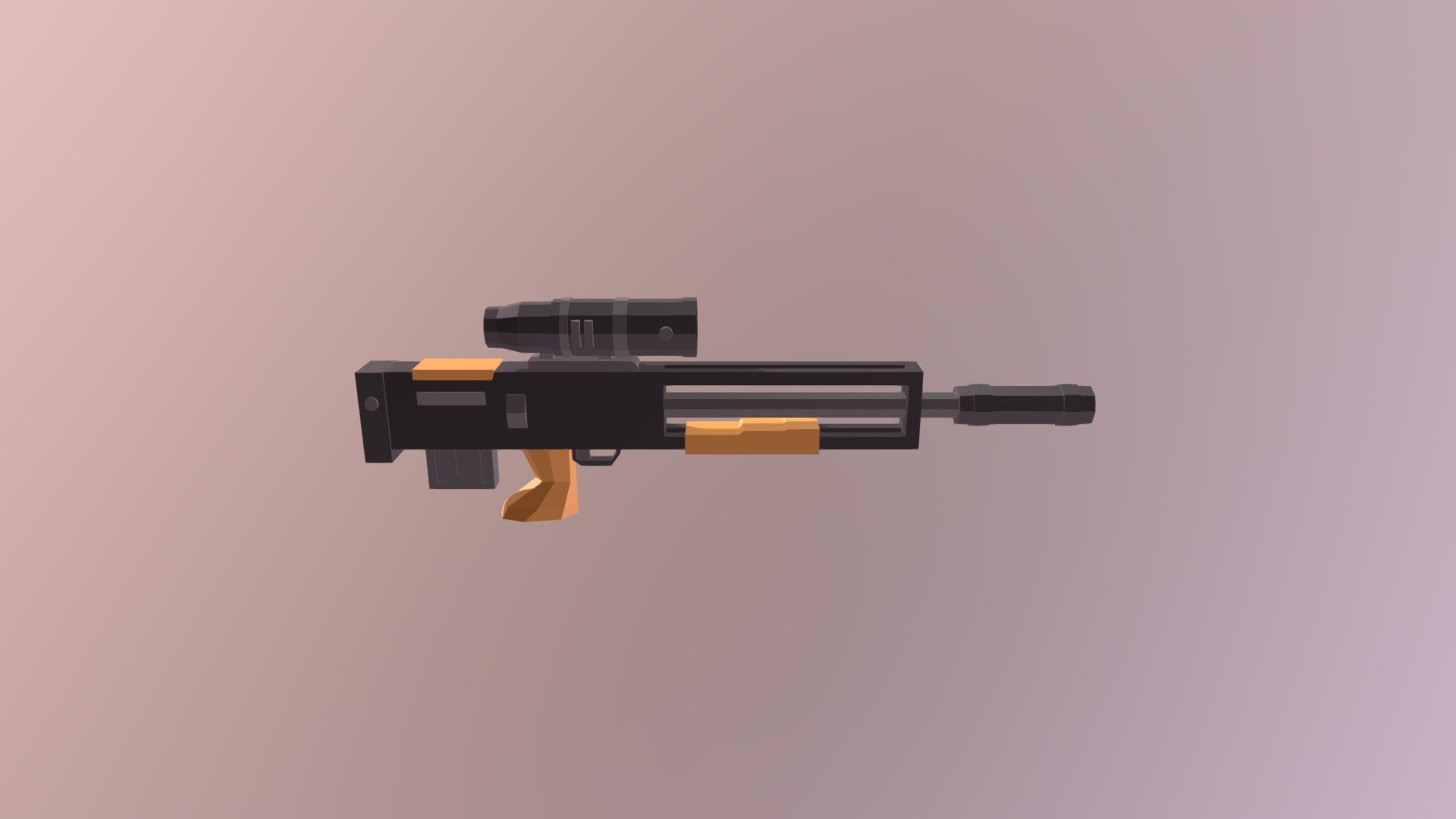 Low Poly W2000 (Hitman series) - Download Free 3D model by The_Nuke ...