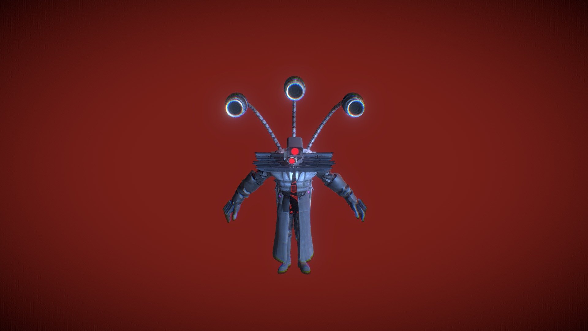 Large Red Camera Man For My Skibidi multiverse - Download Free 3D model ...