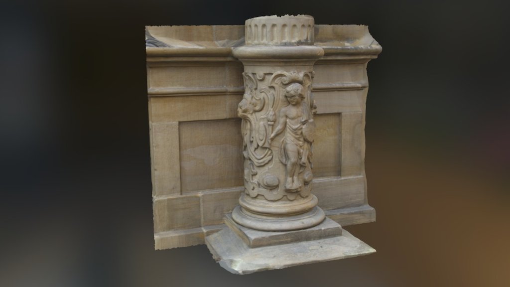 creepy column - 3D model by pixelbutterfly (@pixelb) [8c912c2] - Sketchfab