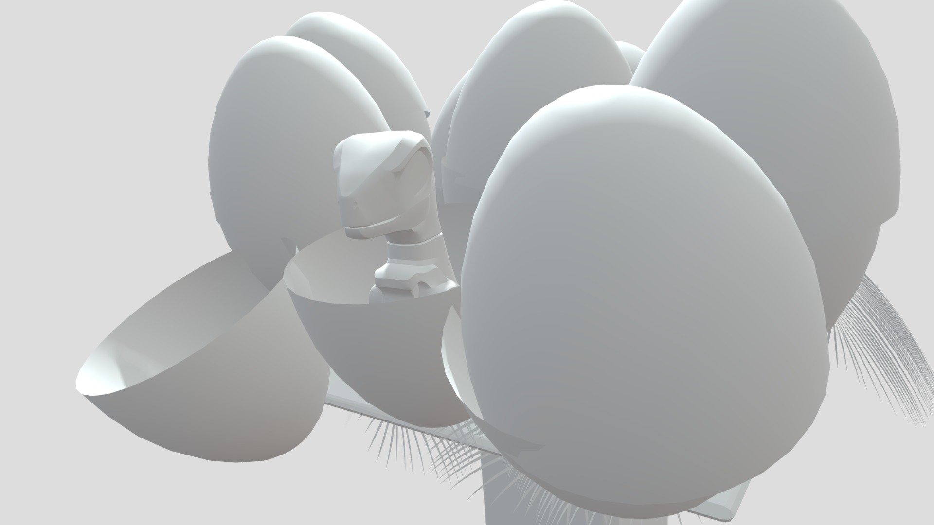 raptor hatching - Download Free 3D model by monstercamp [8c91b90 ...