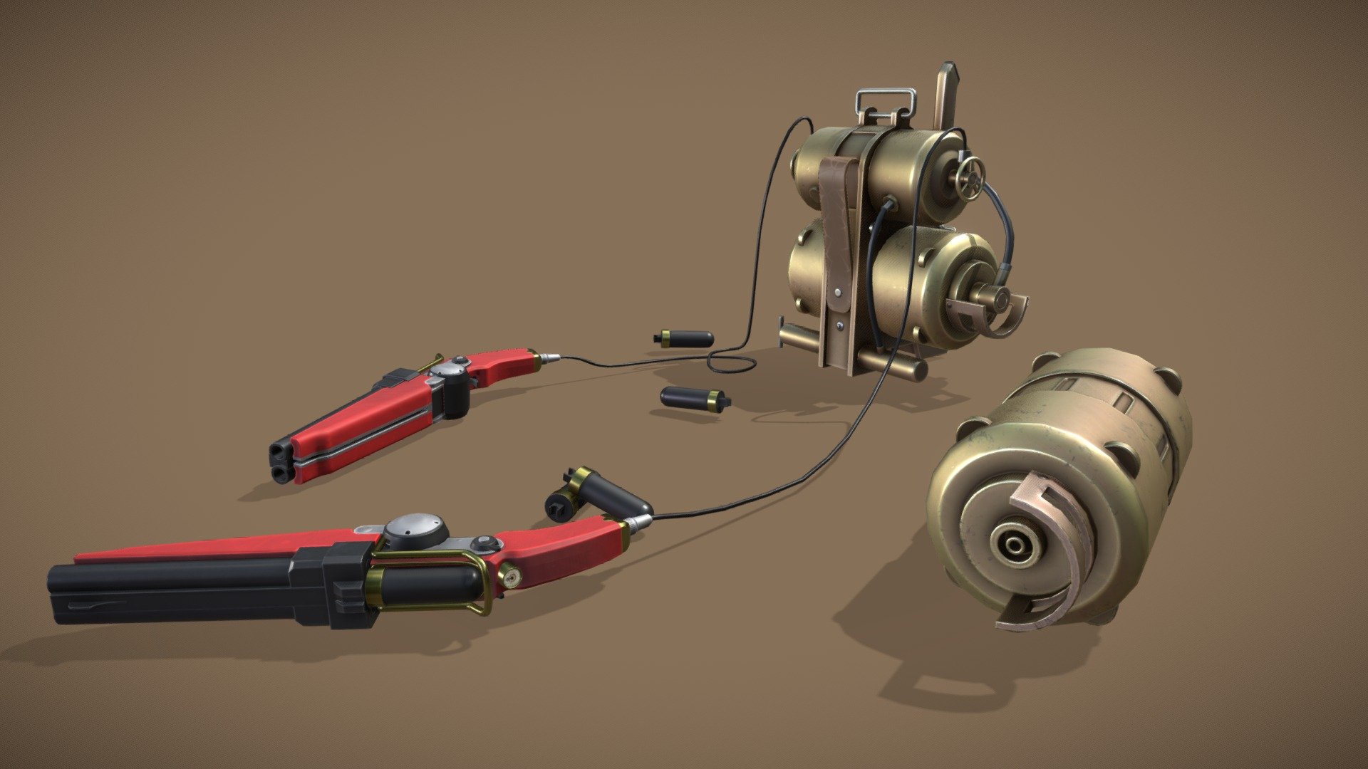 Kabaneri Mumei gun - 3D model by almaz3d [8c921f8] - Sketchfab