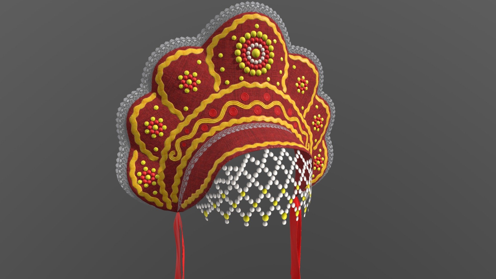 Kokoshnik - 3D model by Dr.Livsi (@Dr.Livsi92) [8c92210] - Sketchfab