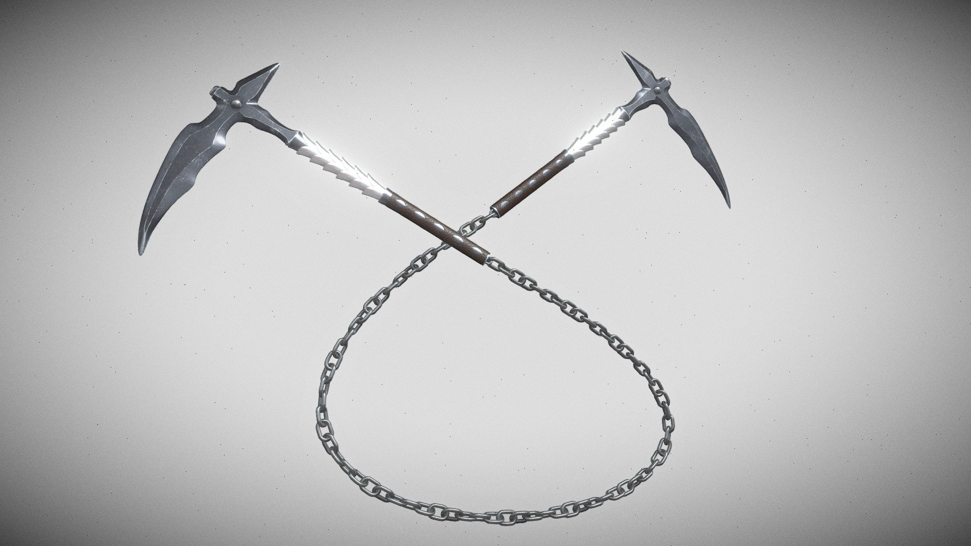Dual Chained Scythe - 3D model by jayS3d_ [8c928dd] - Sketchfab