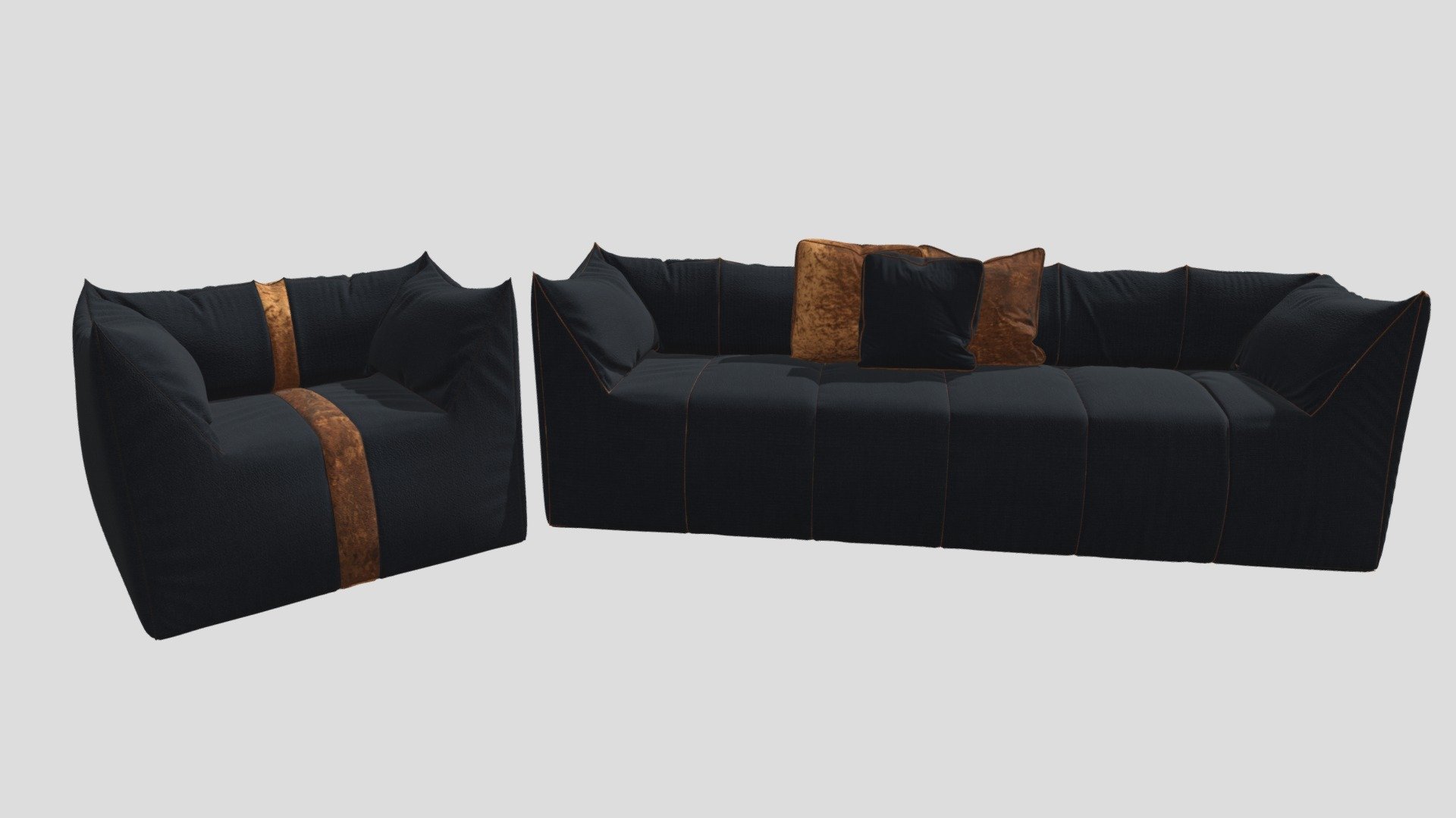 sofa 34 AM257 Archmodel - Buy Royalty Free 3D model by Evermotion ...