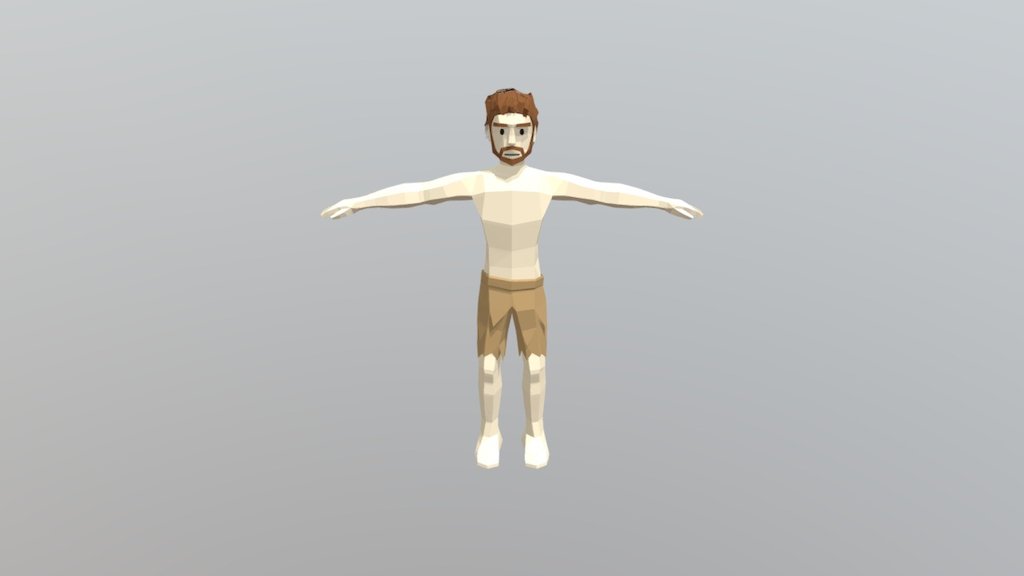 WIP Low Poly Human Character - 3D model by Ventuar [8c92be3] - Sketchfab