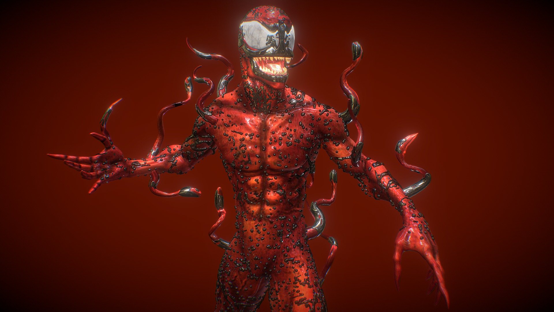 Carnage - 3D model by Alejandro_Scrim (@alescrim) [8c96263] - Sketchfab