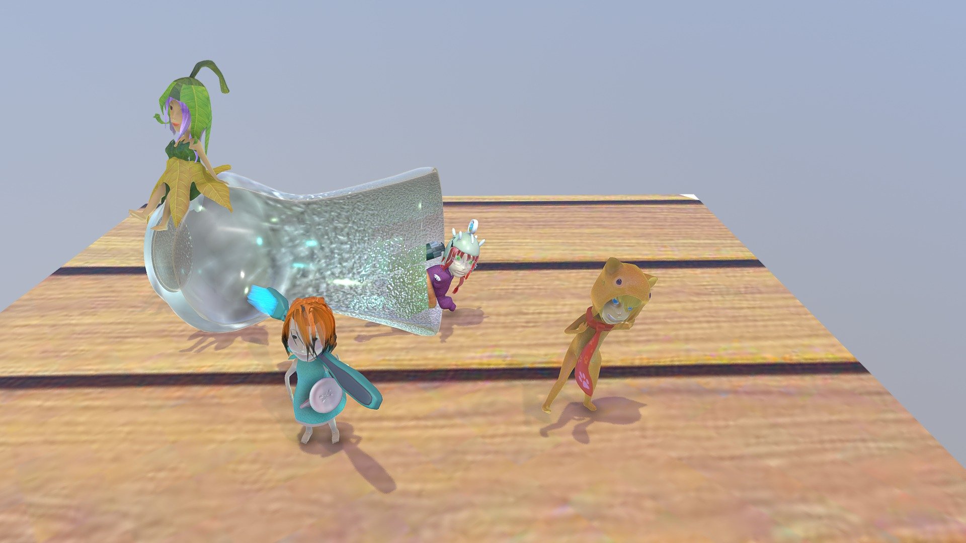 mini characters - 3D model by FRDS (@FDS_08) [8c98933] - Sketchfab