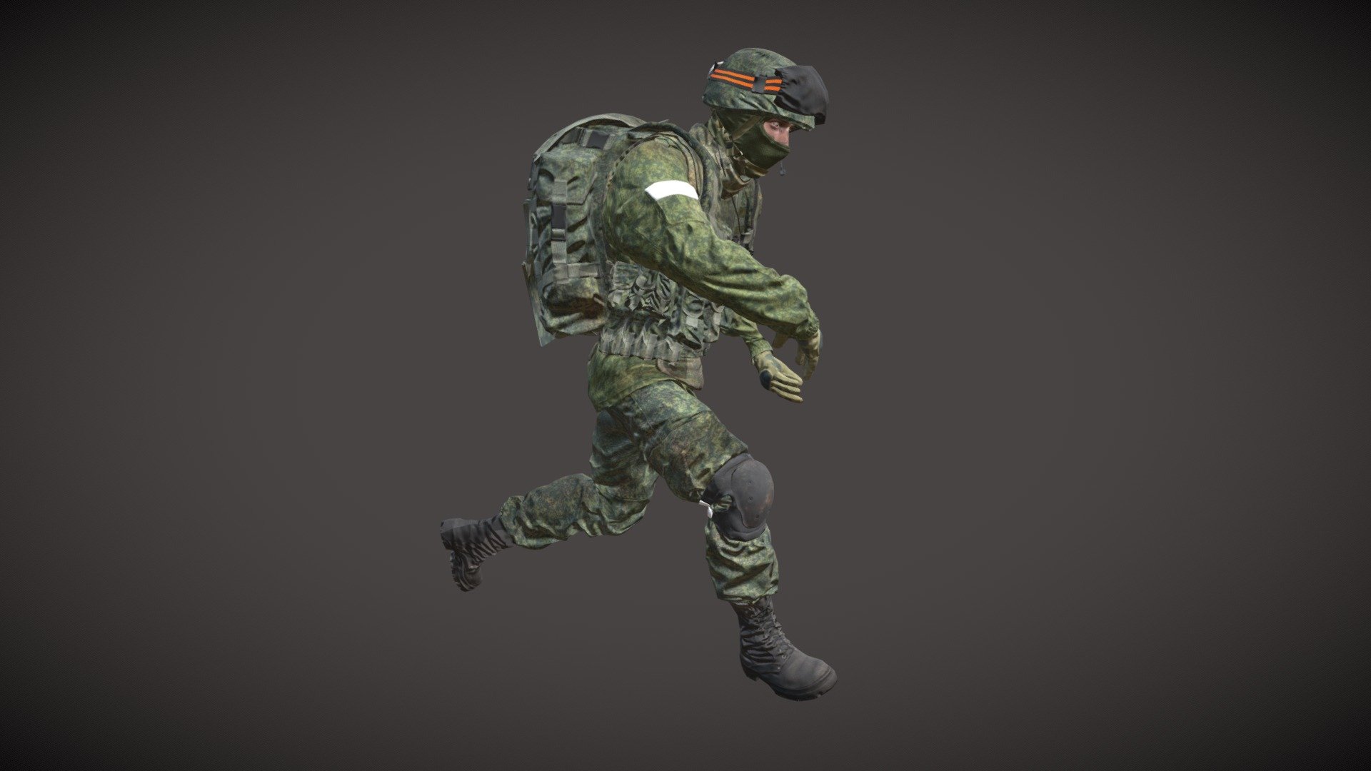 Realistic Modern Soldier Rigged Animated - 3D model by vukhiemton ...