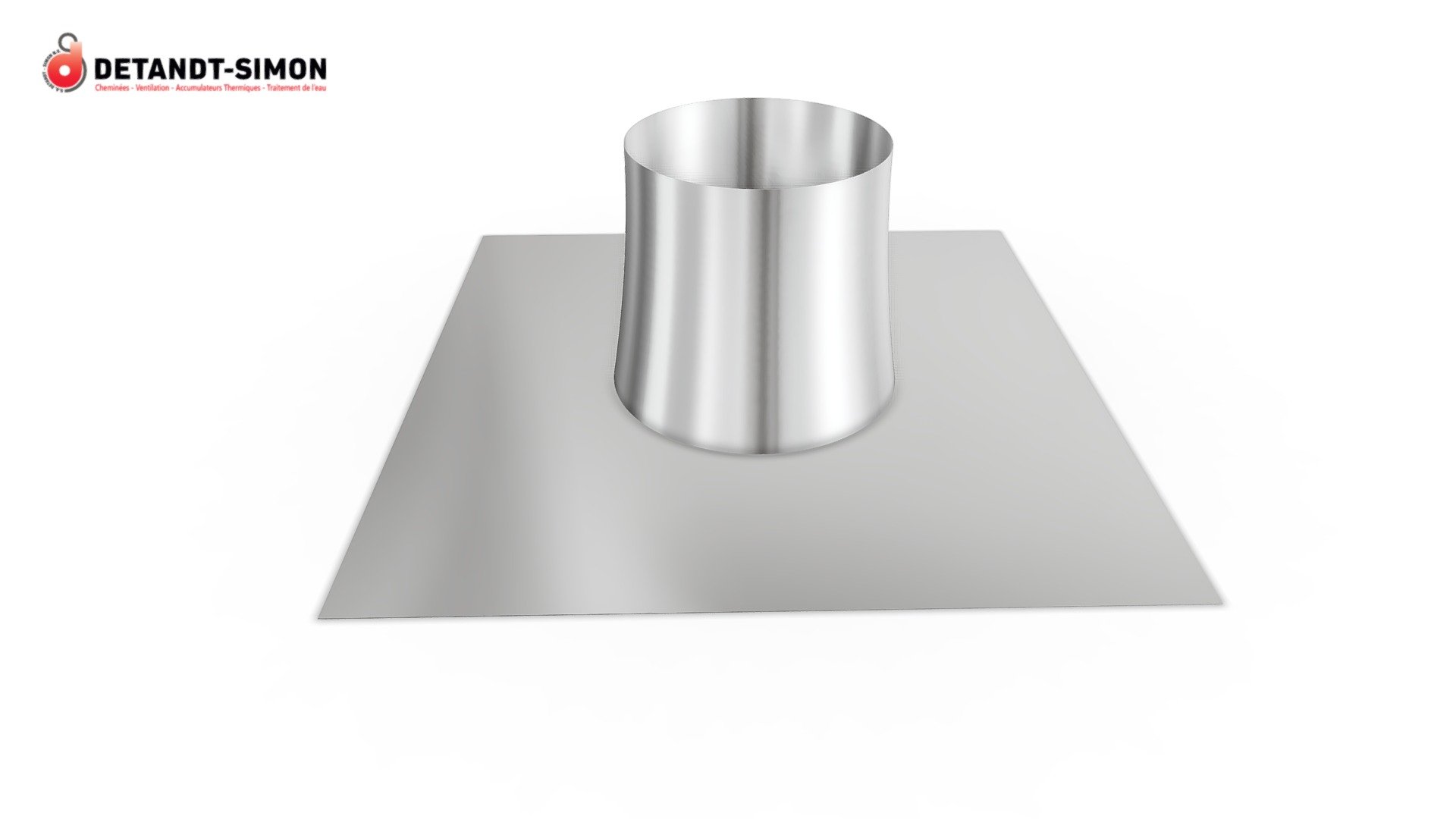 V017 - Solin 0° inox toit plat - 3D model by Detandt Simon ...