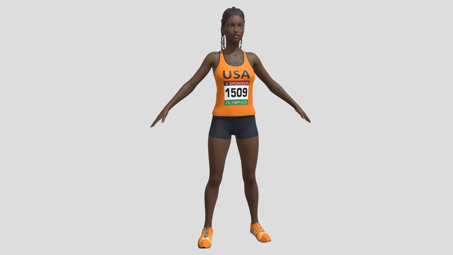 Female Athlete Runner - Buy Royalty Free 3D model by trish.j2109 ...