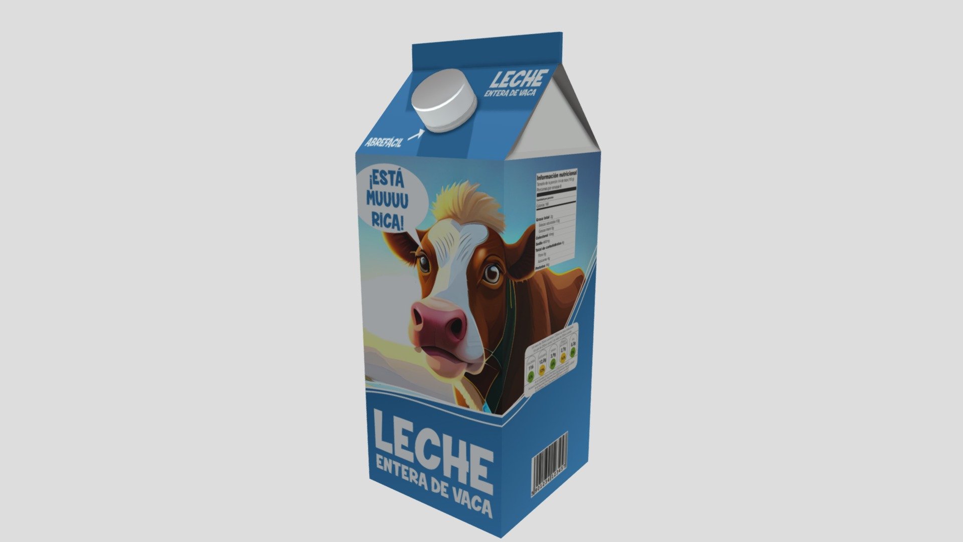 Milk Brick - 3D model by kopofx [8c9b10c] - Sketchfab