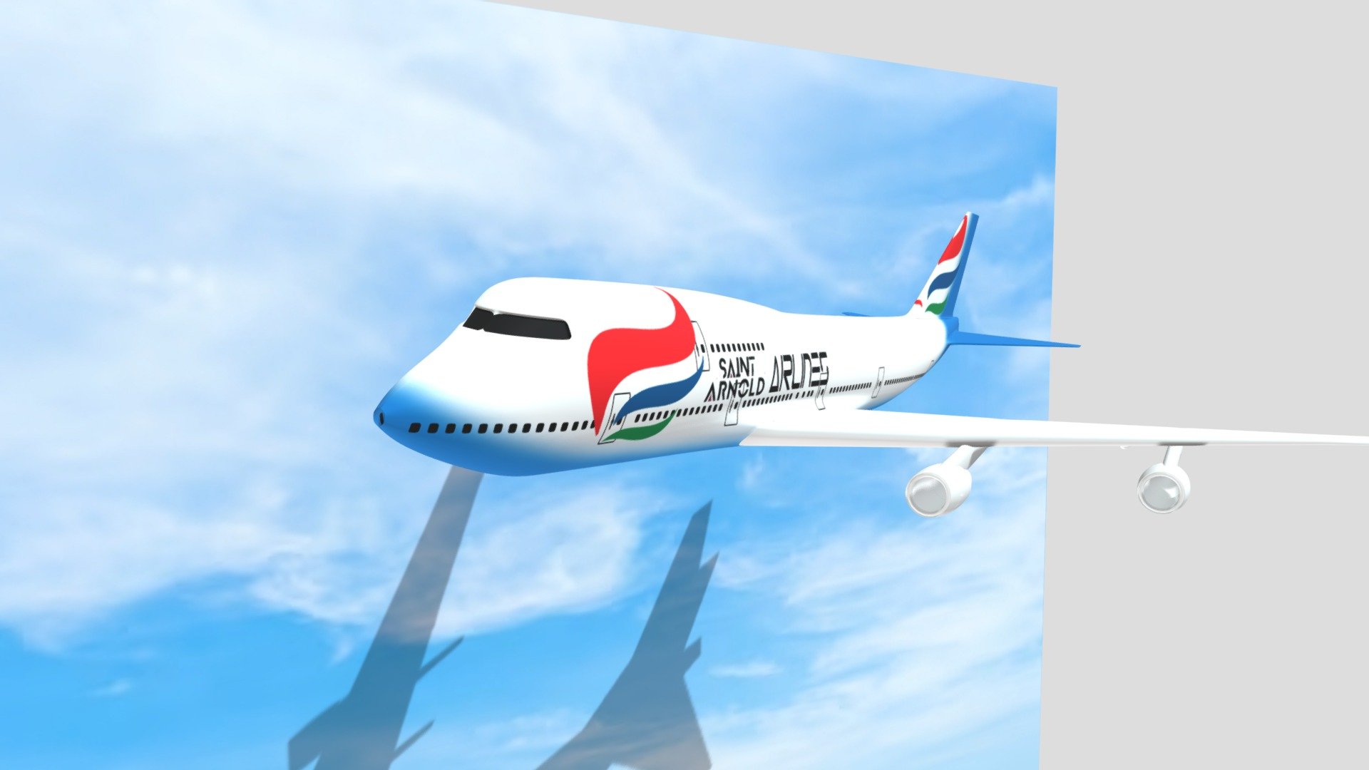 Boeing 747-400 airplane - Download Free 3D model by LDawesome [8c9c02b ...