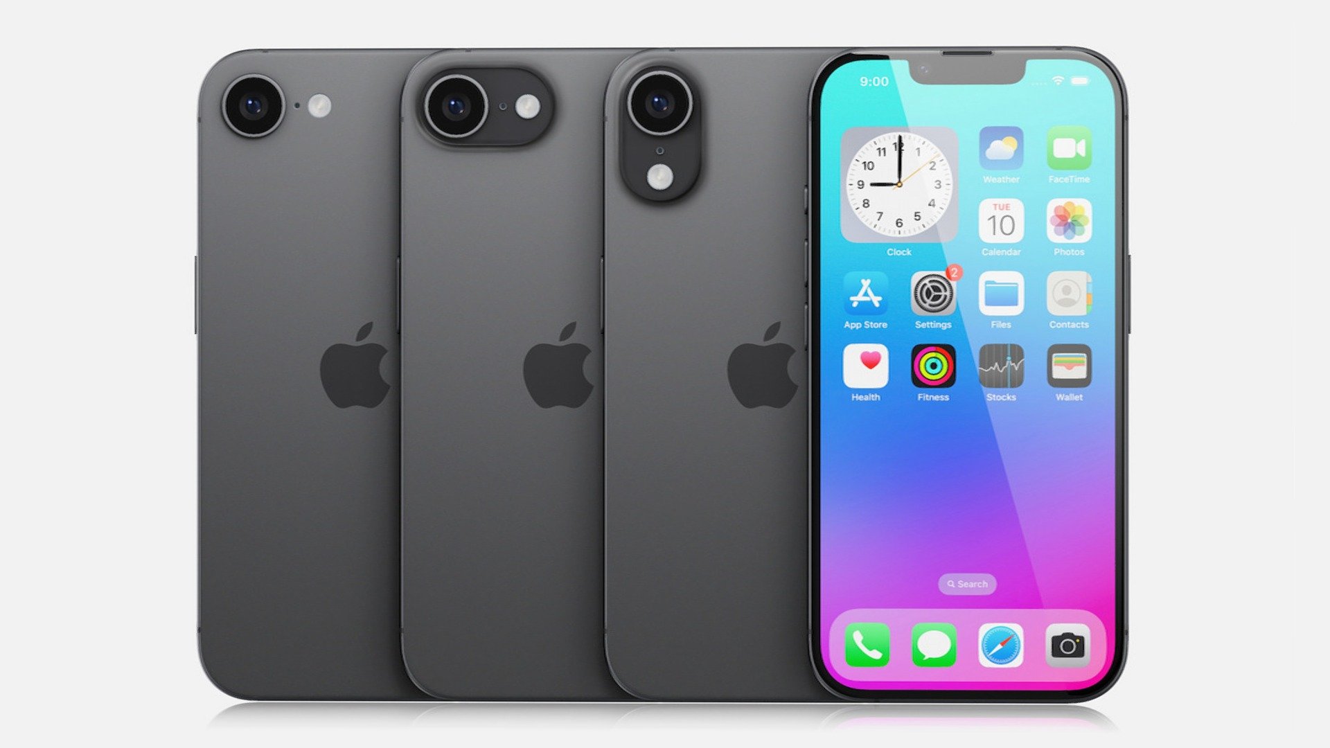 Apple iPhone 16E v1 - Download Free 3D model by madMIX [8c9c3ca ...