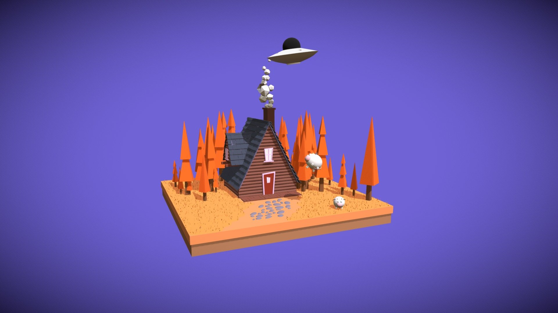 Home Low-poly - Download Free 3D model by Yamou [8c9d0ce] - Sketchfab