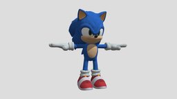 Sonic-fbx - Download Free 3D model by mreedturtle [432bcb1] - Sketchfab