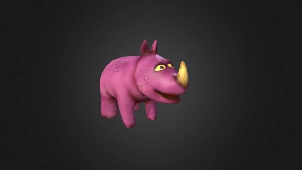 Toon Rhino Animated for ABC for Kids - 3D model by Exo404 (@sergeycg ...