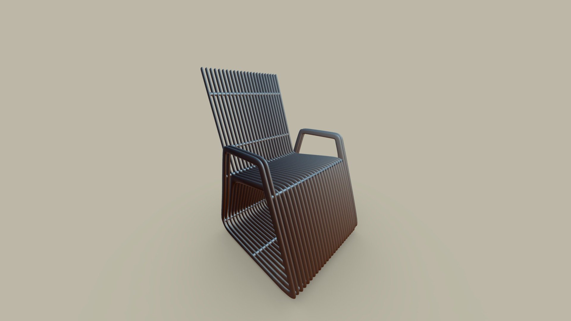 Modular Chair - 3D model by Camila.Garro [8c9fe13] - Sketchfab