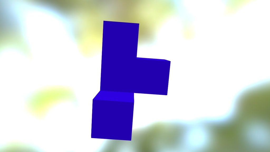 Puzzle Cube Blue Part ZA - 3D model by zalika9 [8ca1f68] - Sketchfab