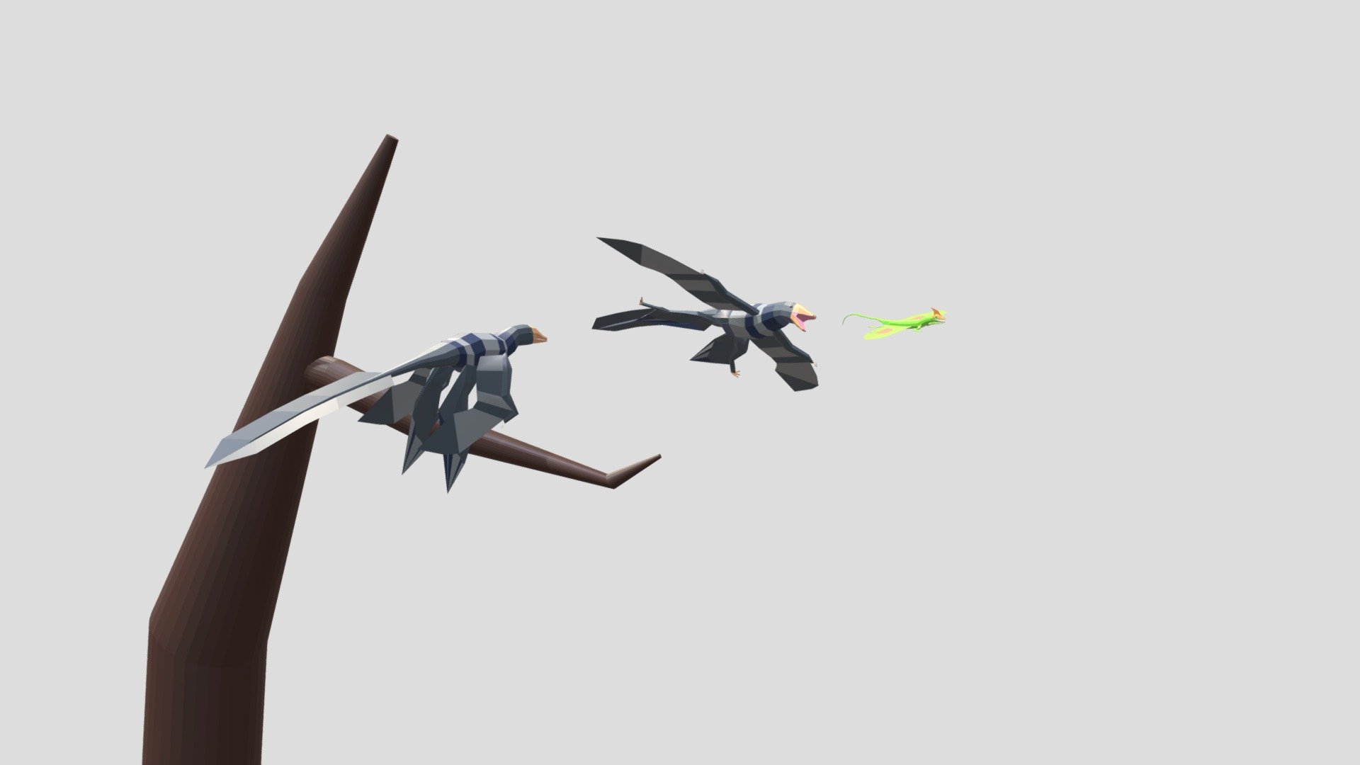 Microraptor diorama - Download Free 3D model by PhantomAnimates ...