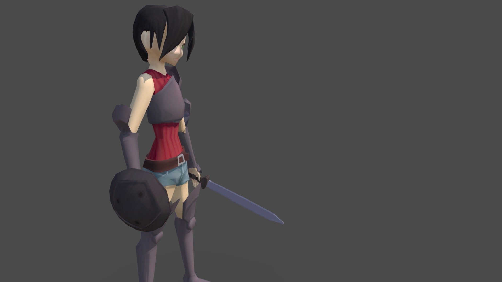 Low Poly Fantasy Adventurer - 3D model by Kam (@danKam) [8ca3154 ...