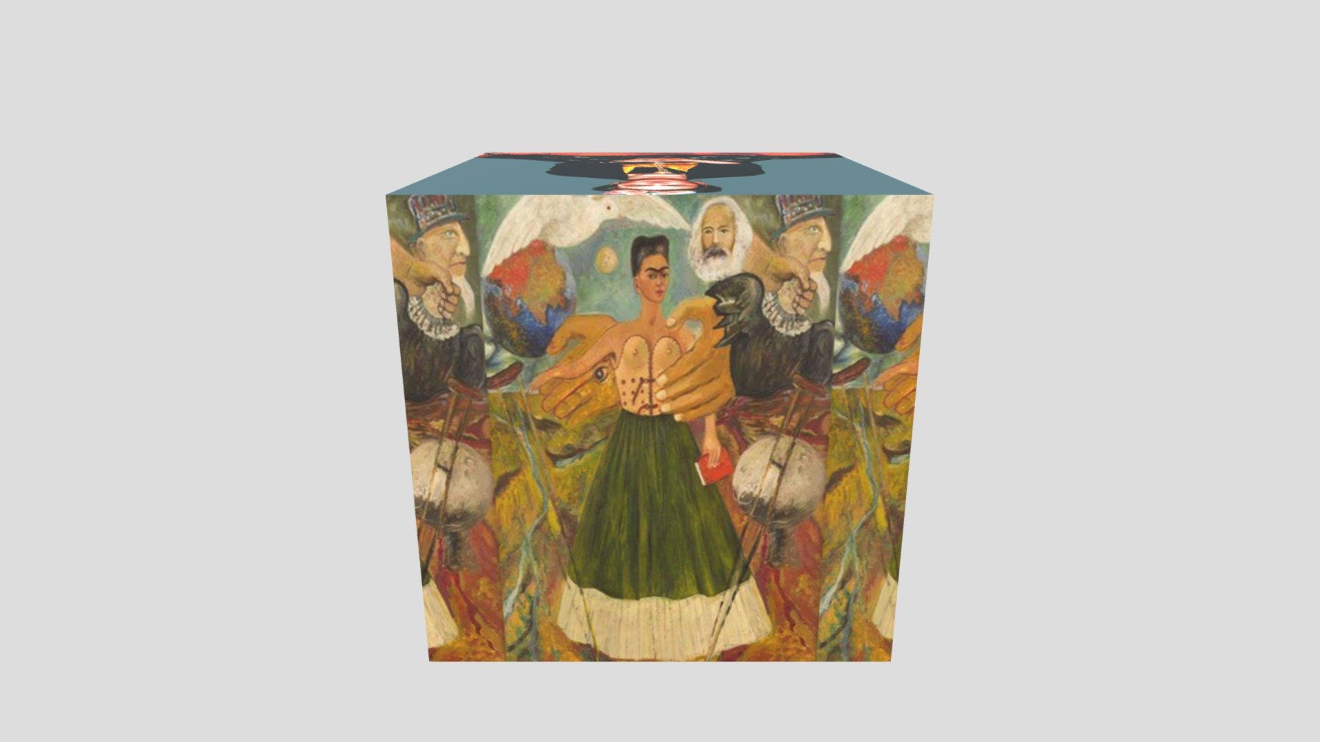Cubo Frida Kahlo - 3D model by antonia.sanchez.g [8ca3180] - Sketchfab