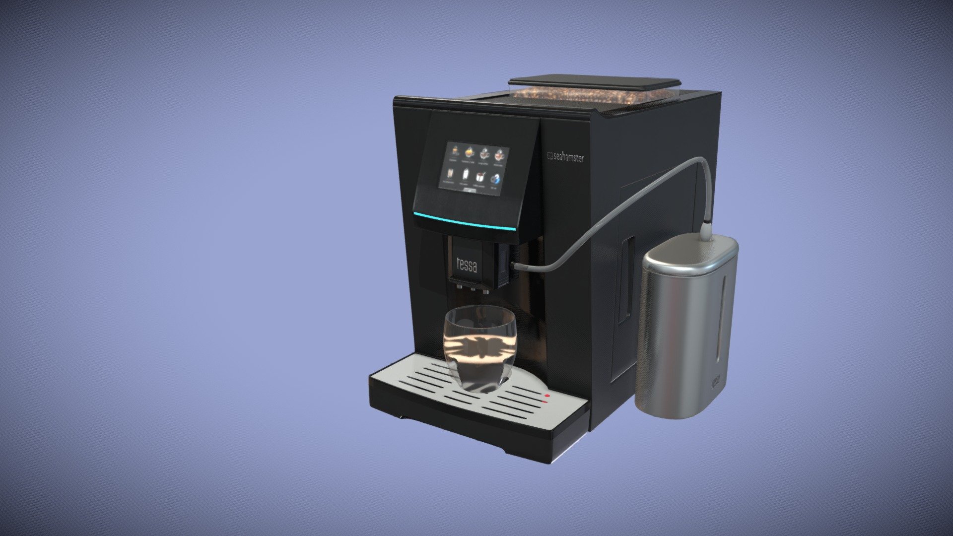 Coffee Machine Free Model | High Poly - Download Free 3D model by ...