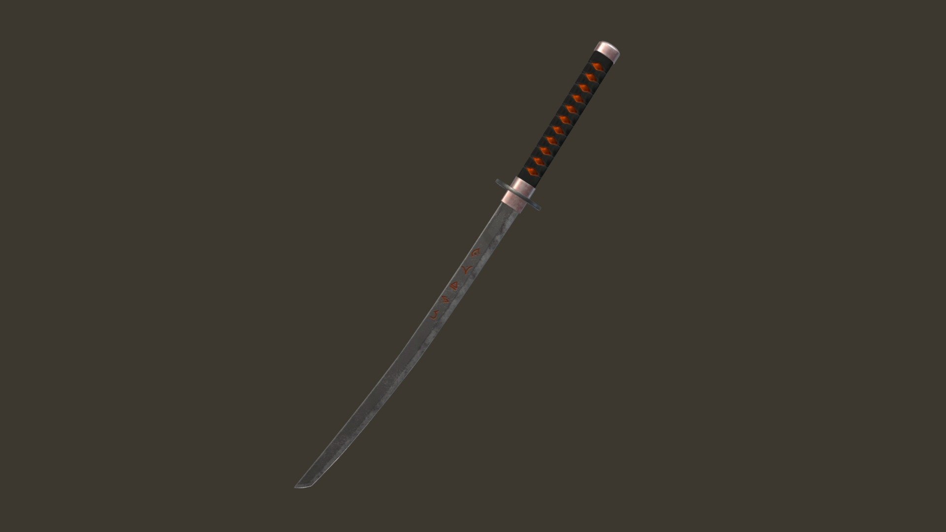 Fire Katana - Swordtember - 3D model by Arien Fay (@arienfay) [8ca3fa1 ...