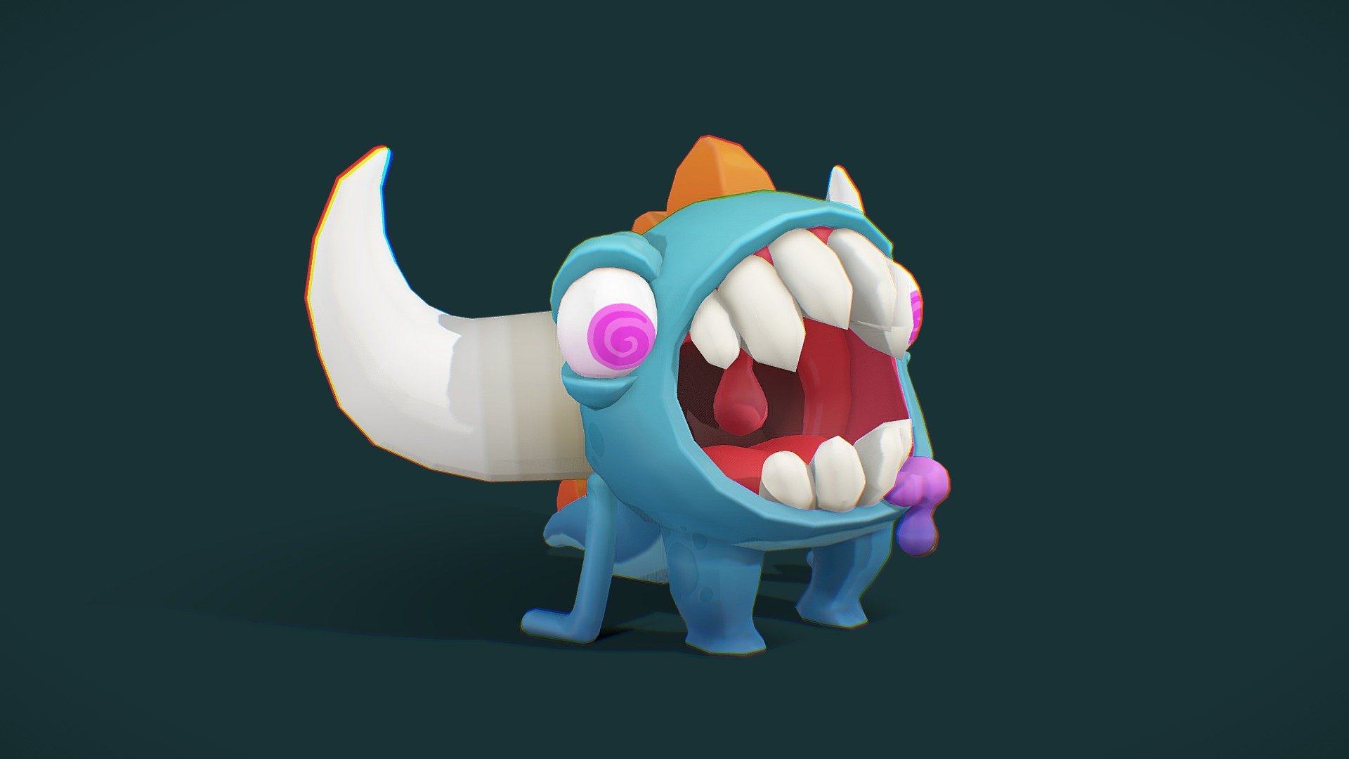 Stylized Monster - 3D model by FrequentlyGreen [8ca45da] - Sketchfab