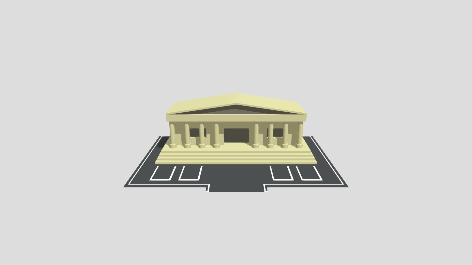 Museum - Download Free 3D model by ghiureadragos [8ca461f] - Sketchfab