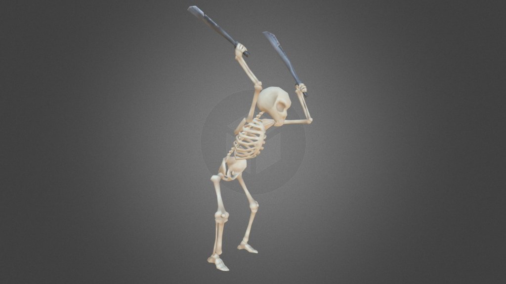 Skeleton animation - 3D model by AlmondFeather [8ca6d5a] - Sketchfab