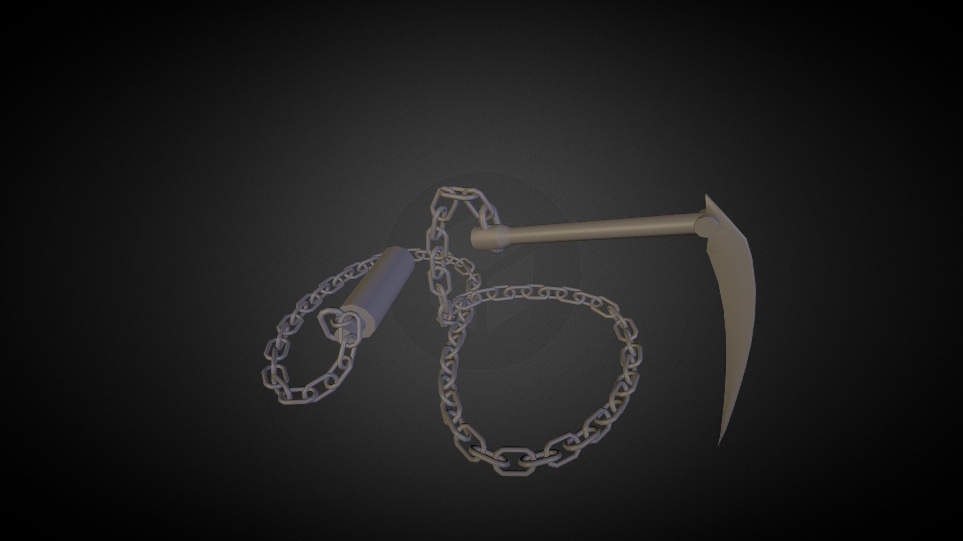 Kusarigama - 3D model by BenjaminHuguenin [8ca85f4] - Sketchfab