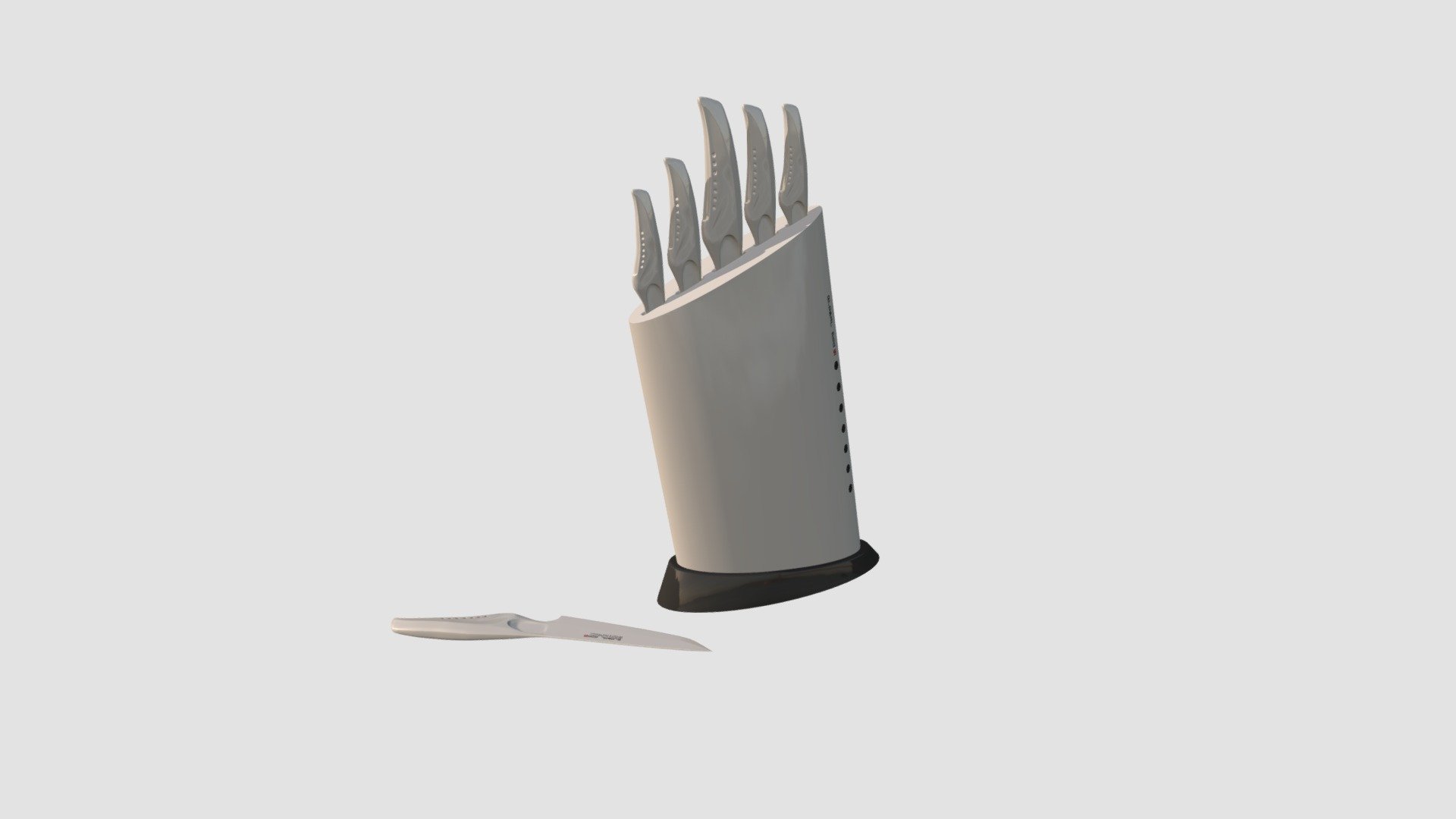 knife rack - Buy Royalty Free 3D model by Evermotion [8ca917f ...