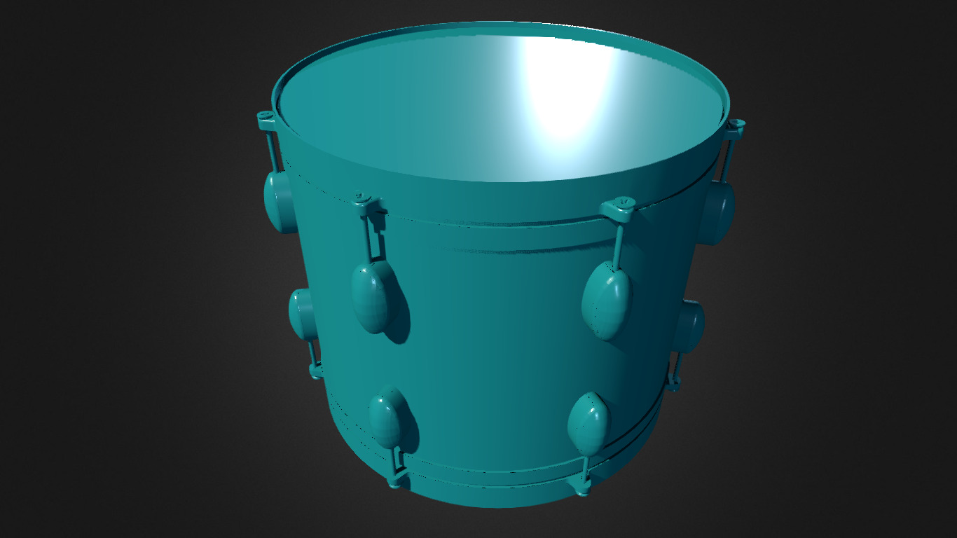 Tom de Bateria - 3D model by adelso.guerra [8ca974c] - Sketchfab
