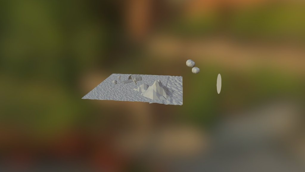 Beach low poly - 3D model by daftphoe [8caad99] - Sketchfab