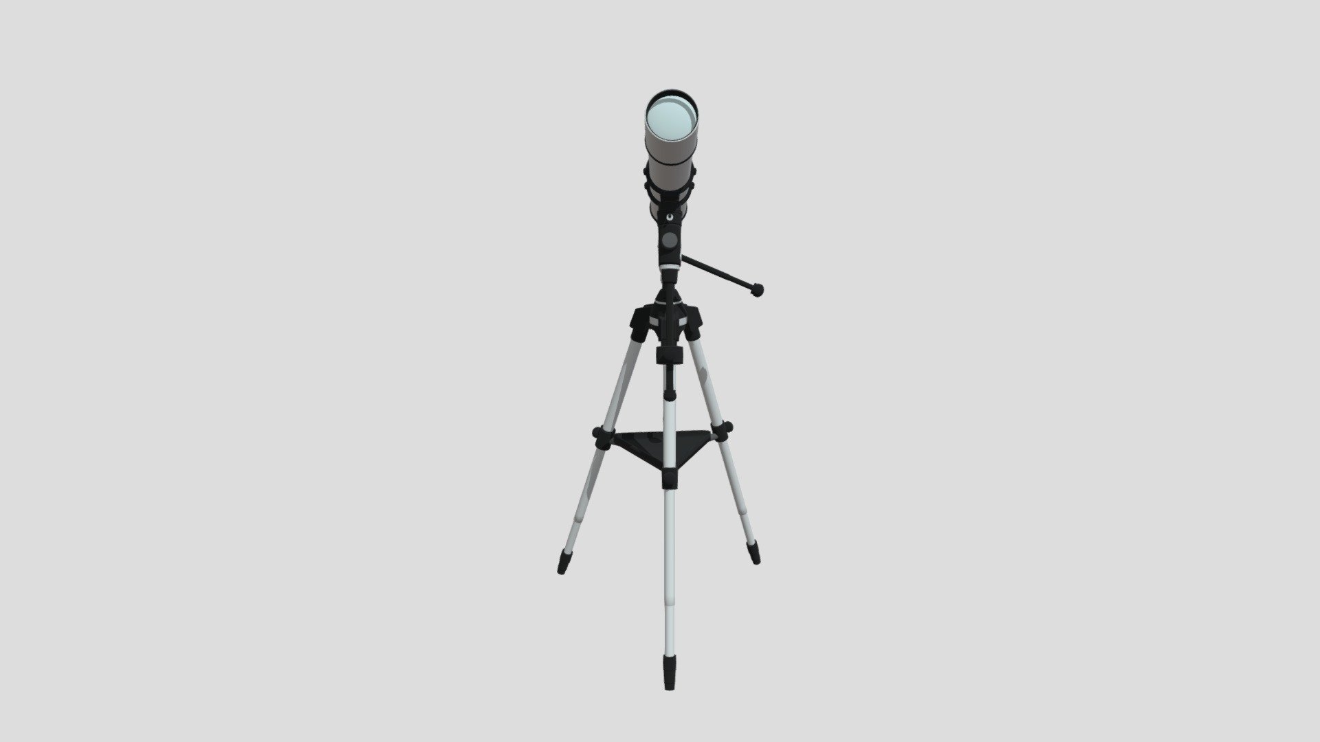 astronomical telescope 3d Modeling. - 3D model by qkrwodns1009 ...