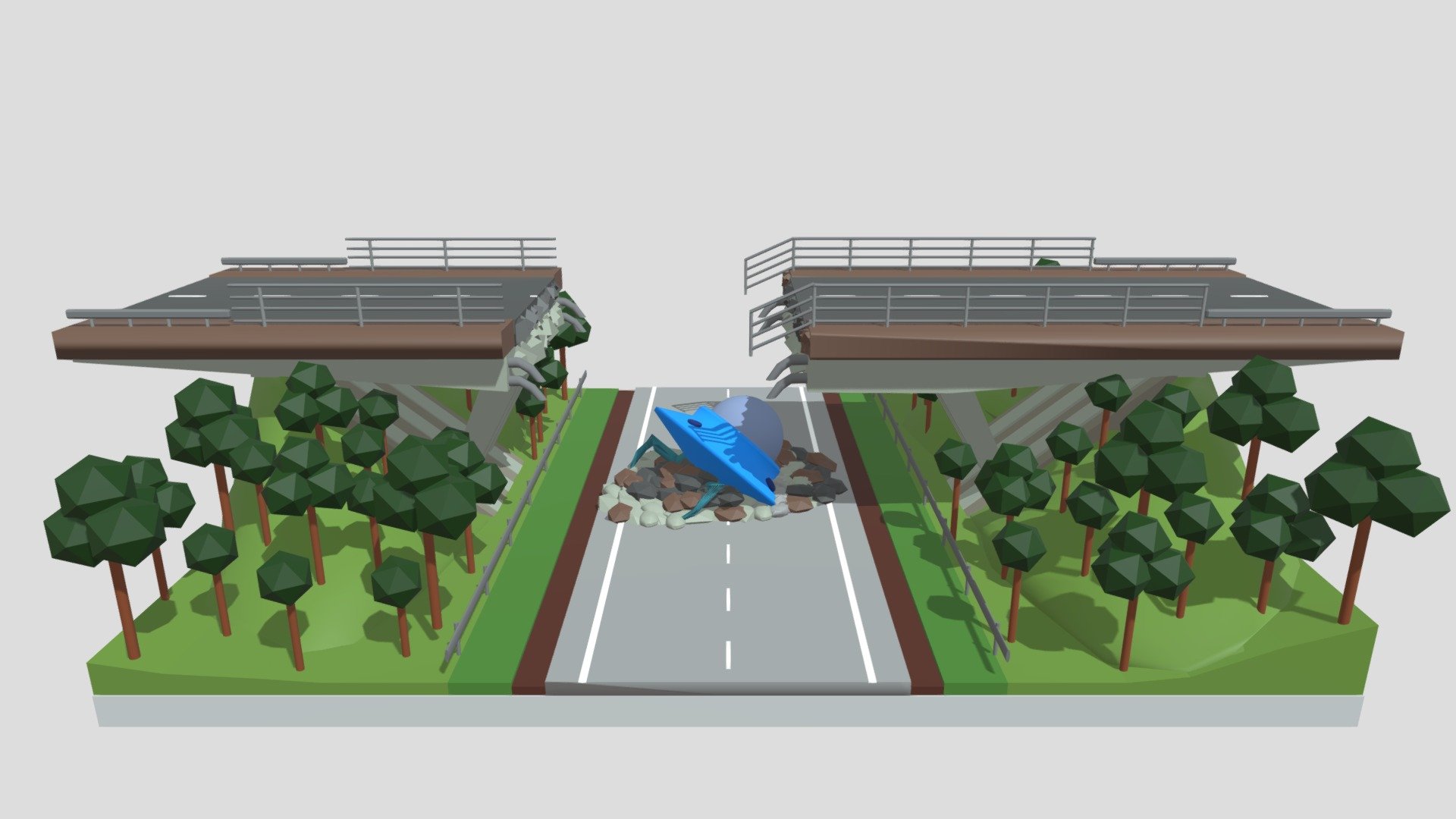 Ass1 UFO Crash Site Final Model - 3D model by pp (@sweatysadpastadad ...