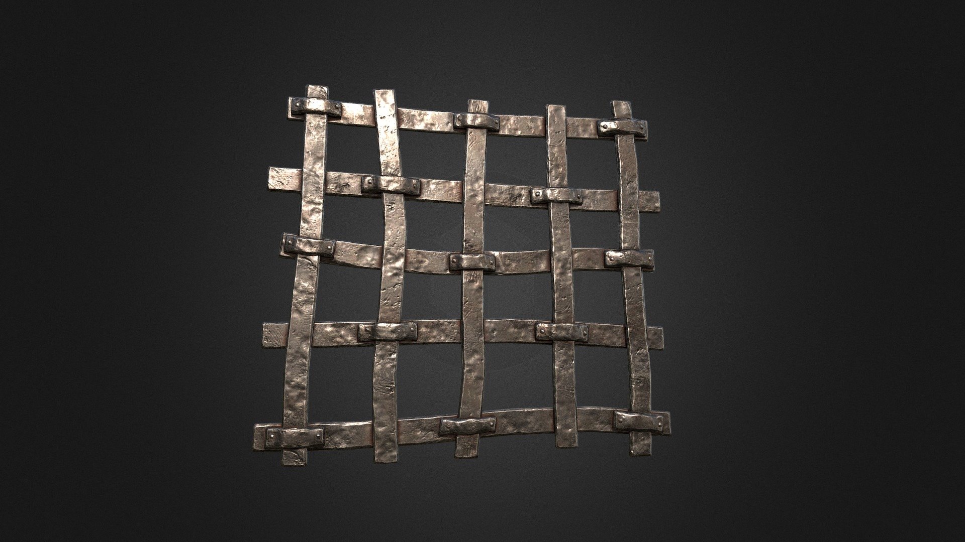 Iron Bars - 3D model by lukica [8cae7bd] - Sketchfab