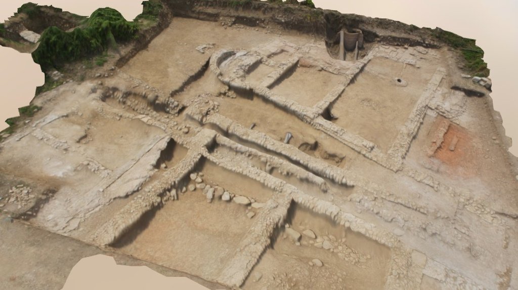 Trench C Aerial View - 3D model by Rebecca Napolitano (@rnapolit ...