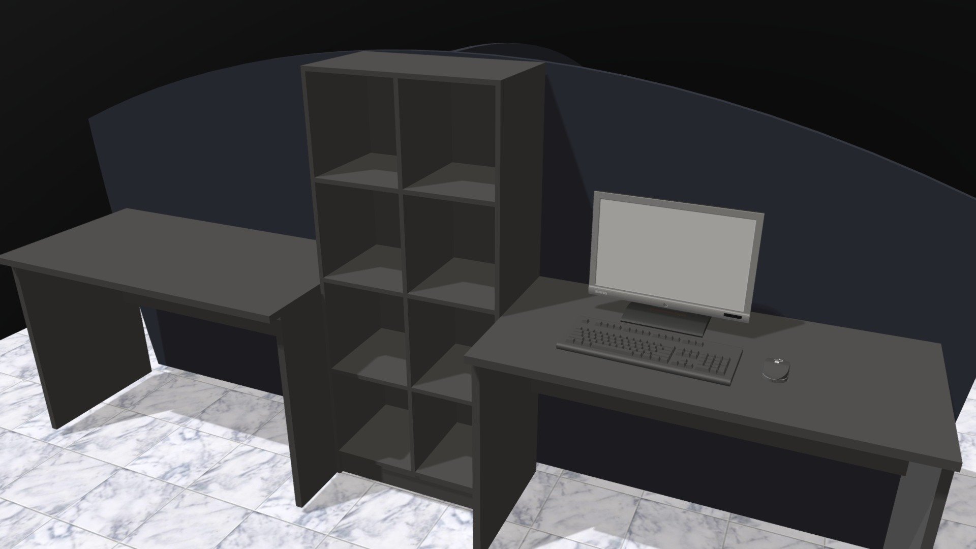 Escritorios Pasillo 2ndo - 3D model by Tecdipro [8cb01e3] - Sketchfab
