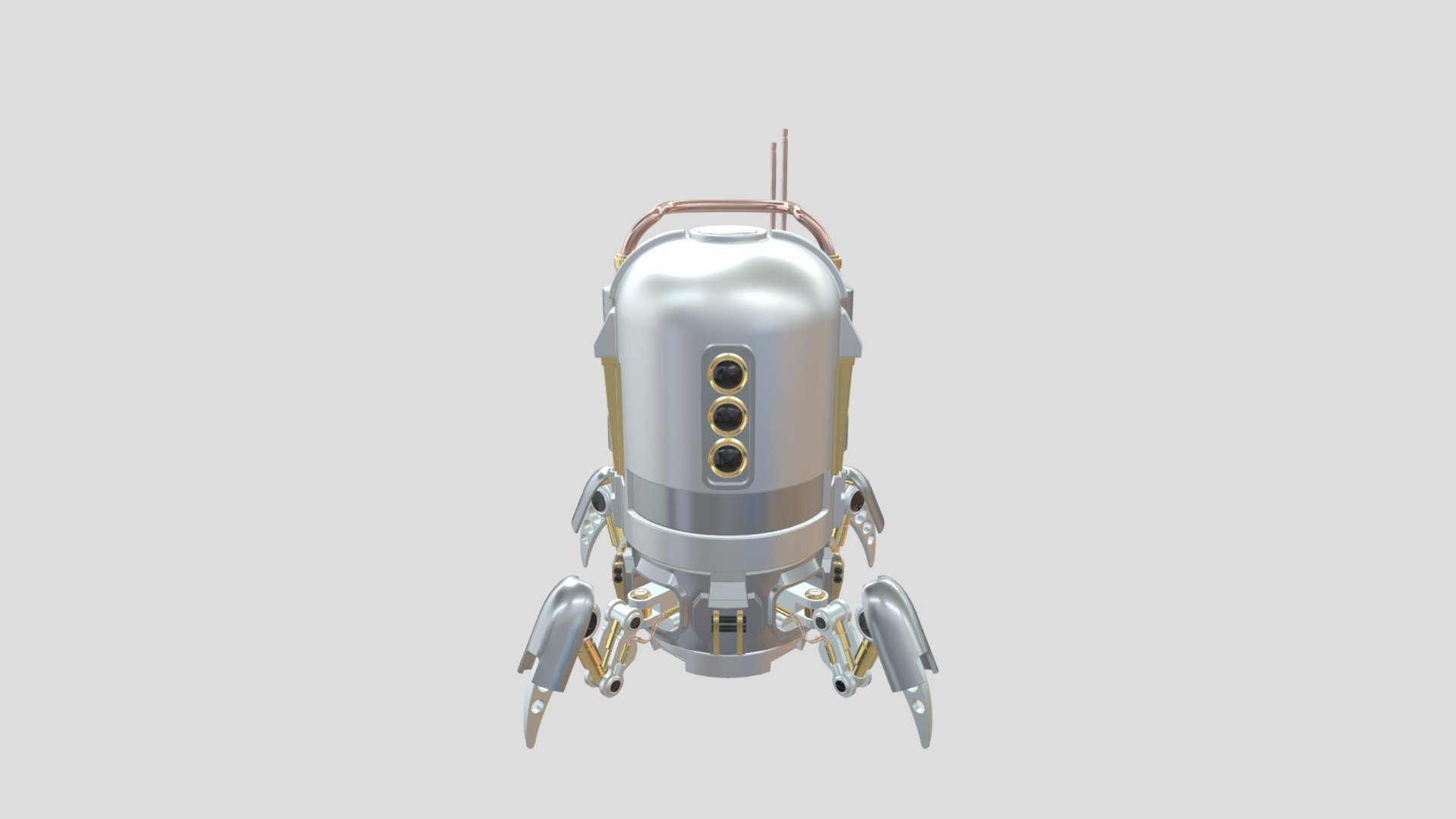 M110_Connor_Spiderbot (Base Colour) - 3D model by cleamo [8cb1fa9 ...