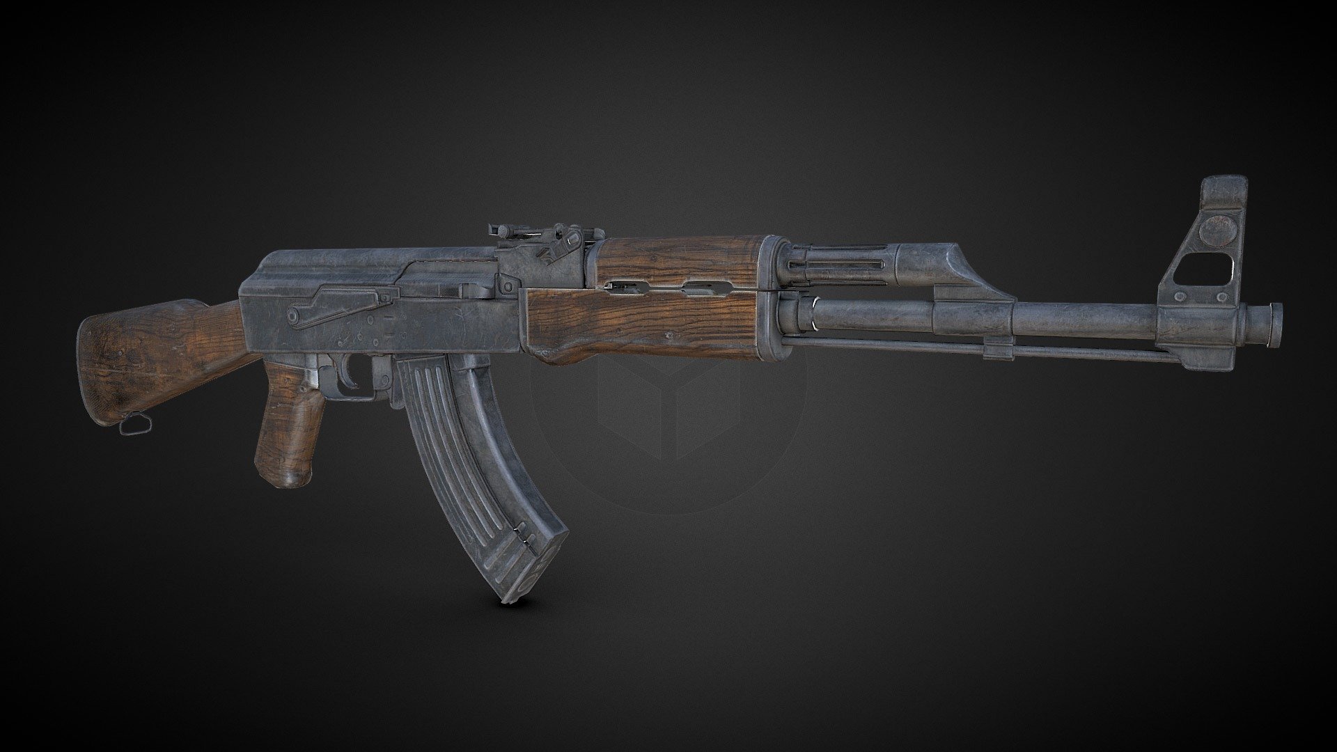 AK47 Type 1 - 3D model by Cristian Iordache (@christian-mg) [8cb28e1 ...