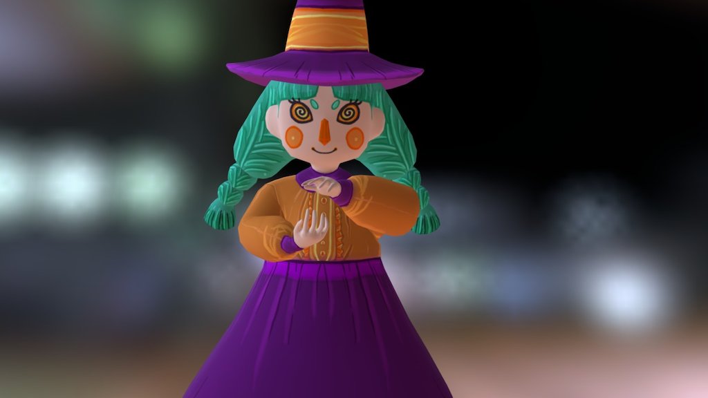 Charging Spell - Witch - 3D model by CoryRichards [8cb380f] - Sketchfab
