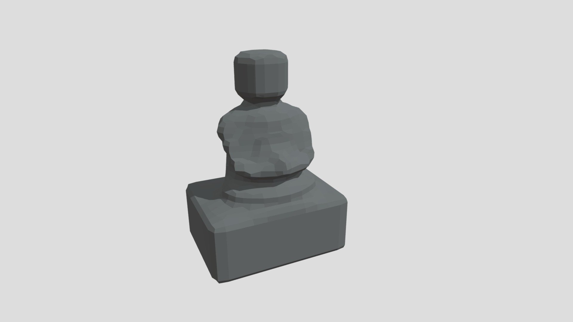 Stone statue - Download Free 3D model by Rollauf (@Rolfernoid) [8cb4309 ...
