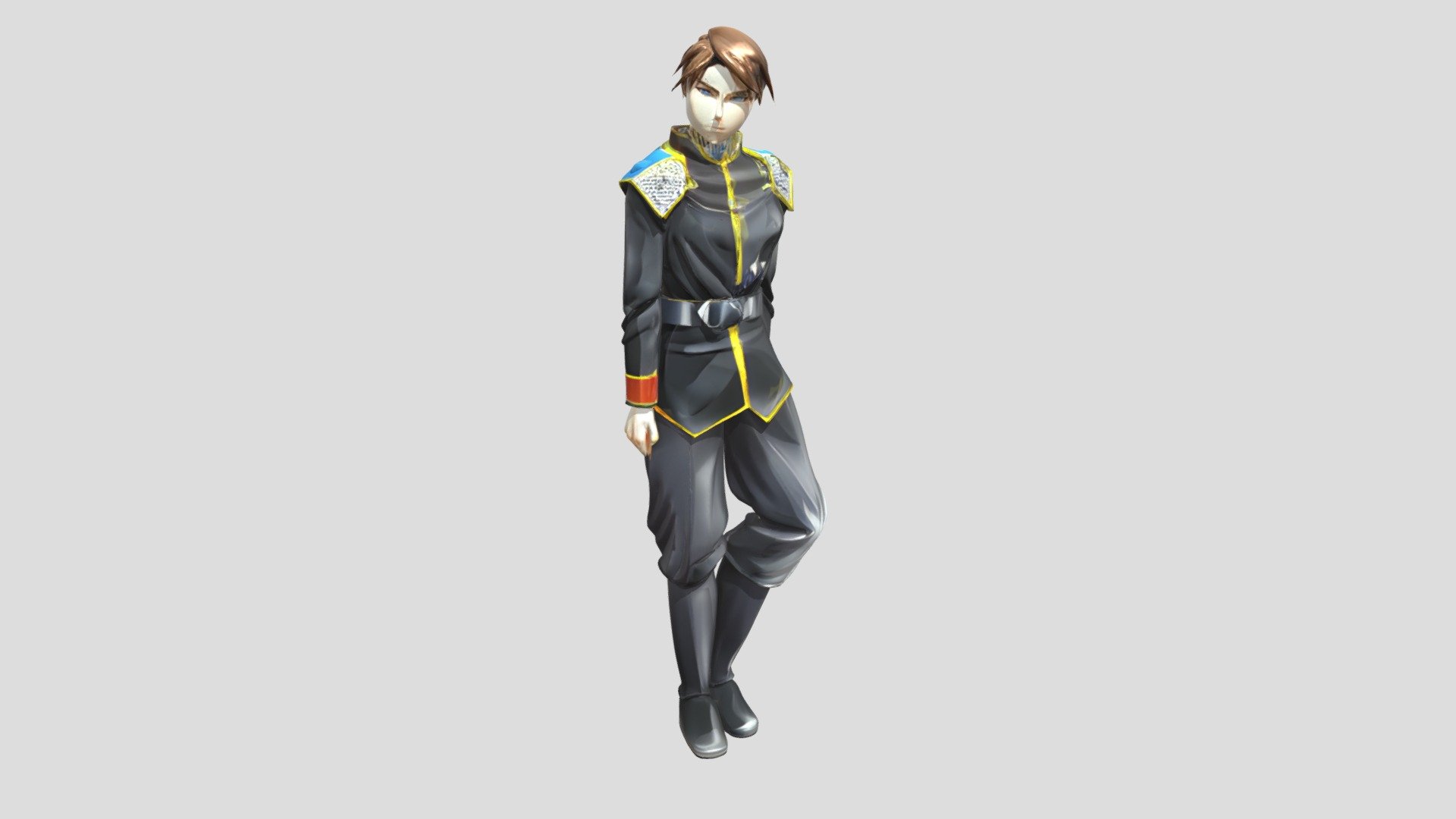 Squall in military uniform - Download Free 3D model by ...