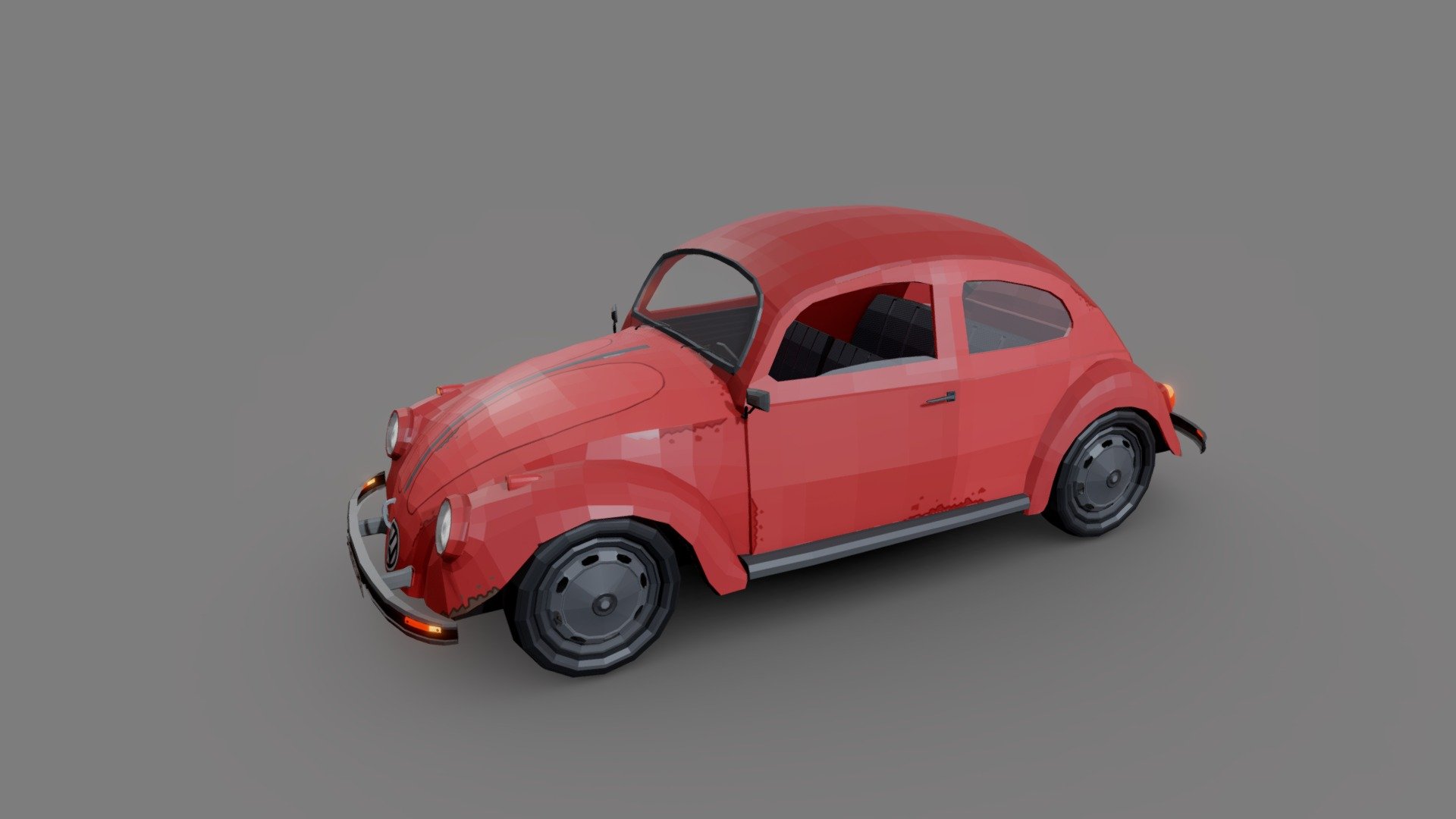 Old British Beetle Car | Lowpoly - Buy Royalty Free 3D model by Render ...
