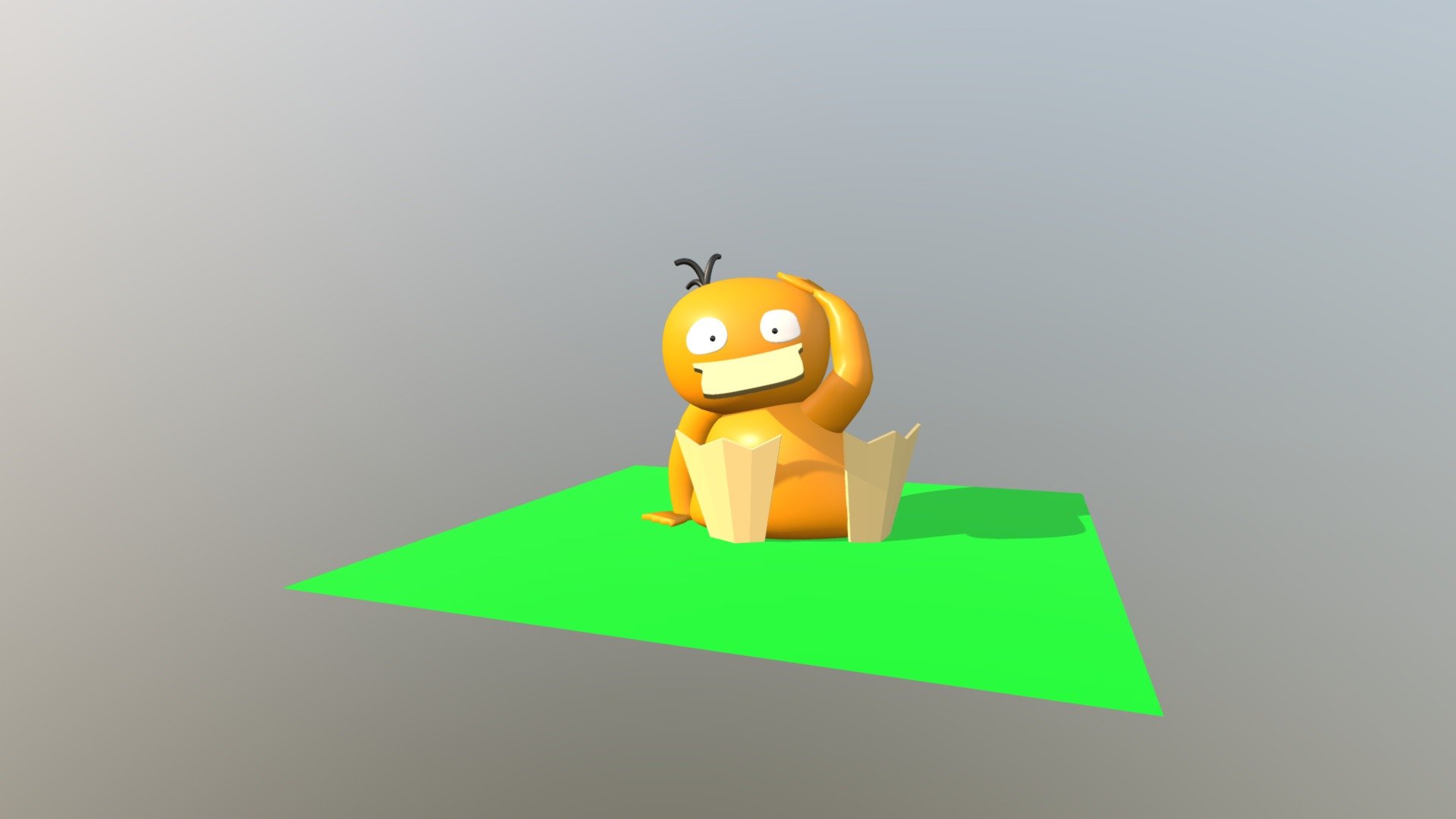 Confused Psyduck - Download Free 3D model by ImaginationAnimation ...