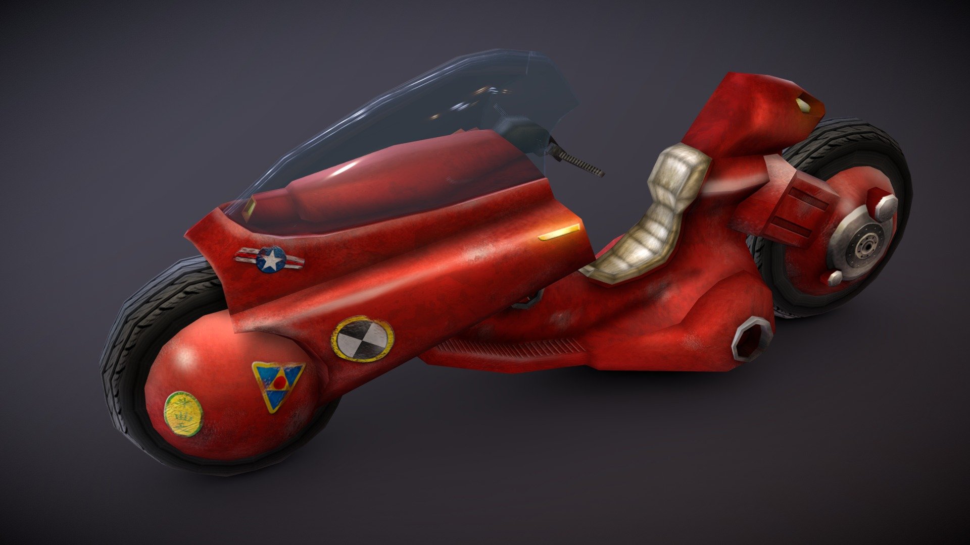 Akira Bike (Original 2003 Version) - 3D model by benhollio [8cb65a2 ...