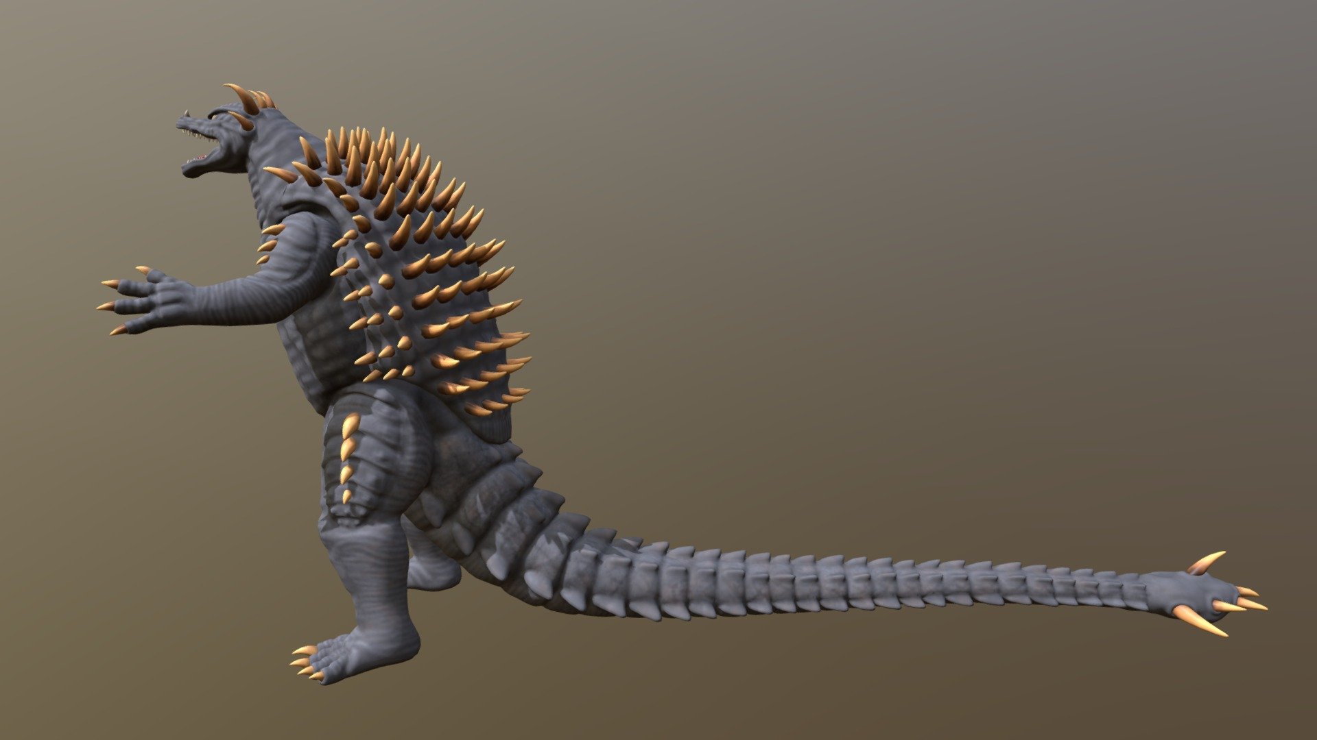 Anguirus [1955] - Download Free 3D model by dinoguy263allo [8cb69a7 ...